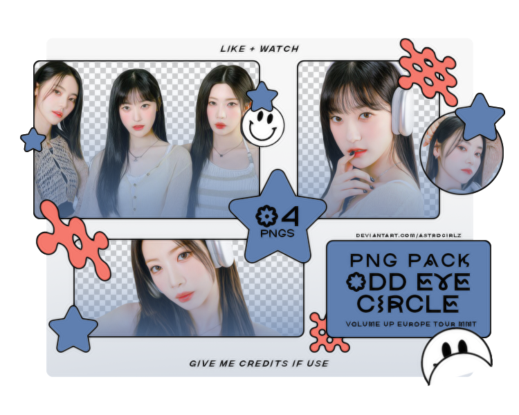 ODD EYE CIRCLE [VOLUME UP TOUR] - PNG PACK #09 by astrogirlz on DeviantArt
