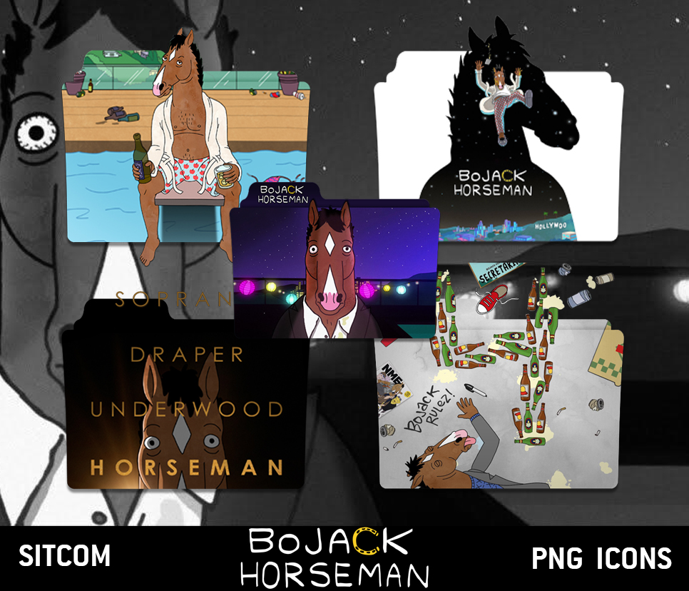 BoJack Horseman - Season 1-4 Folder Icon Pack by ederzasso on DeviantArt