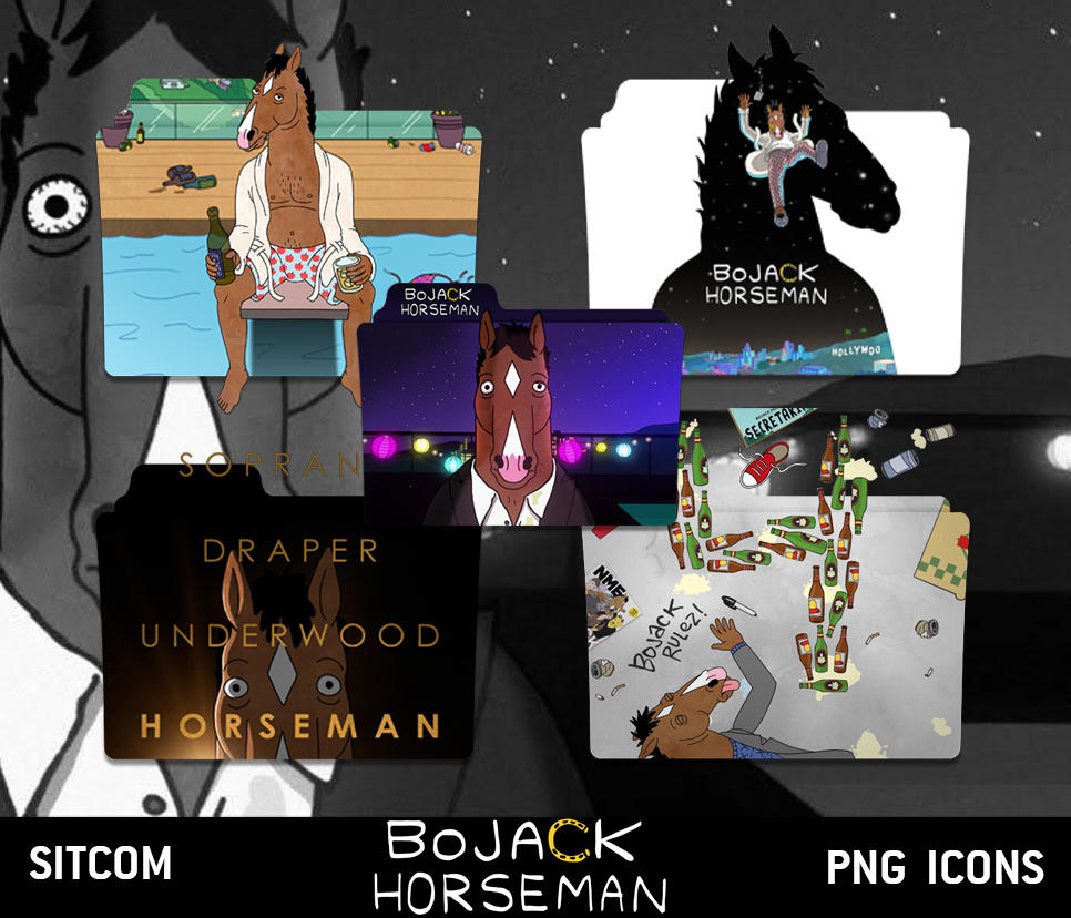 BoJack Horseman - Season 1-4 Folder Icon Pack by ederzasso on DeviantArt