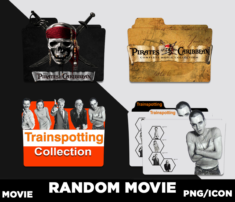 Random Movie Folder Icon Pack (07) by ederzasso on DeviantArt