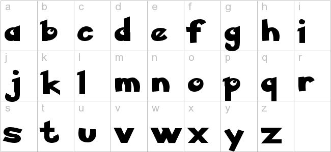 Pokemon font by KakashiPhantomhive on DeviantArt