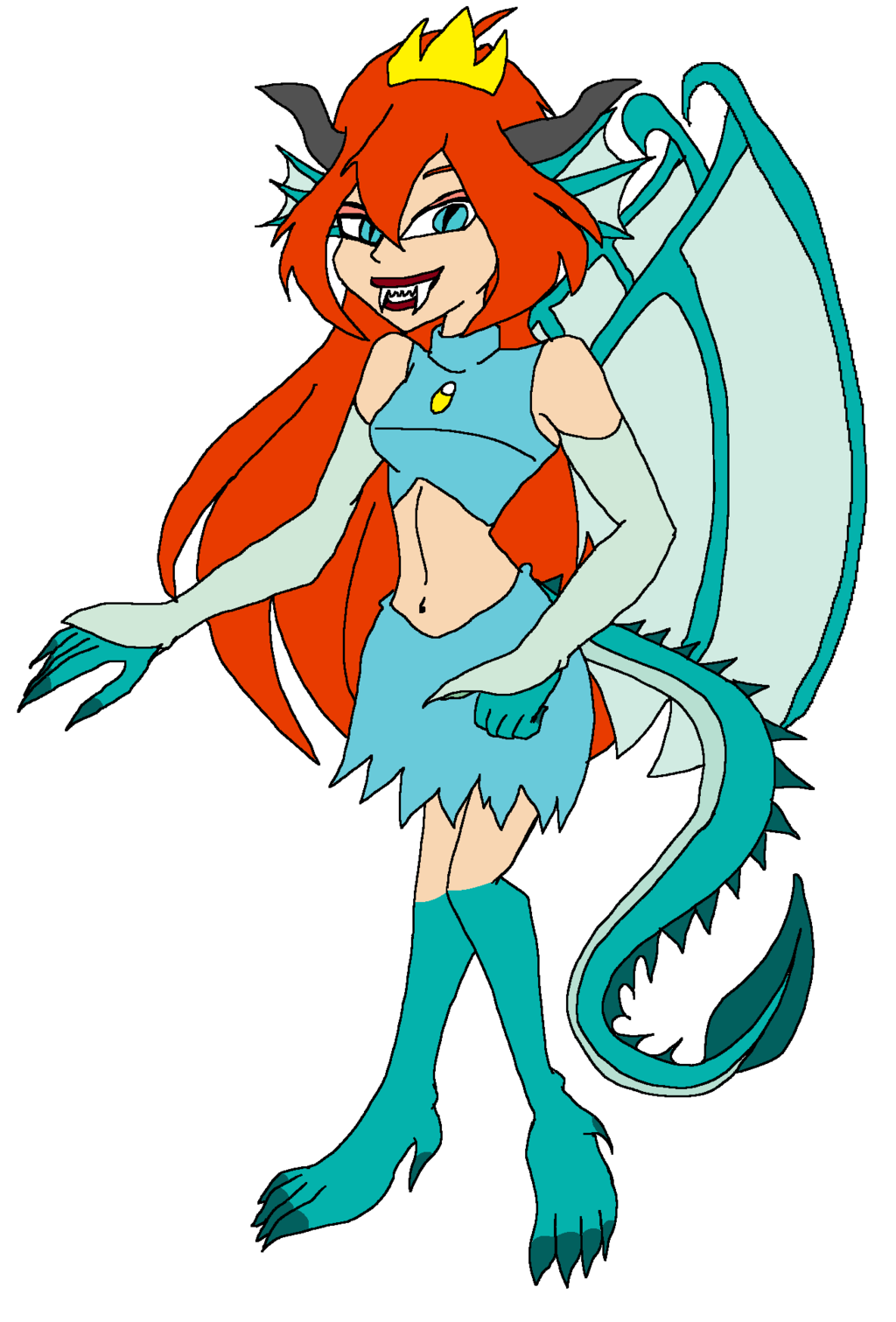 Bloom Fairy-Dragon Form (Requested DragonFire92379 by WinxSonicFan12 on ...