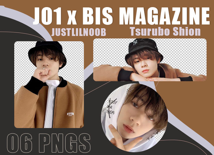 [JO1 PNG PACK] Tsurubo Shion X Bis Magazine by justlilnoob on DeviantArt