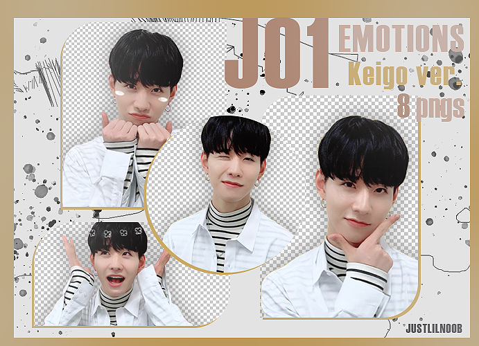 [PNG PACK] JO1 EMOTIONS SATO KEIGO VER. by justlilnoob on DeviantArt