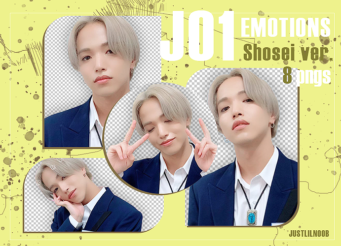 [PNG PACK] JO1 EMOTIONS OHIRA SHOSEI VER. by justlilnoob on DeviantArt