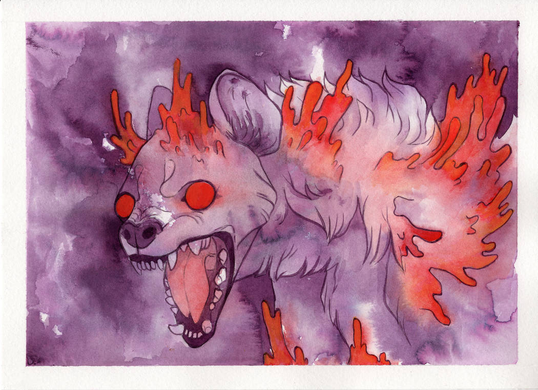 Spooky Hyena by The-Monster-Shop on DeviantArt
