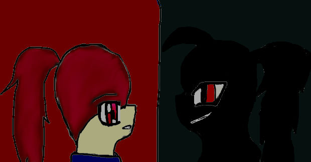 Demon side by LunaRedWood on DeviantArt