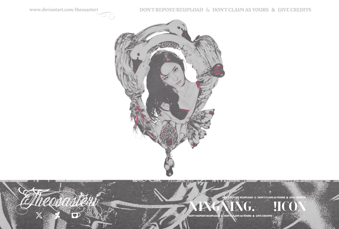 ningning. !icon template by theosasteri on DeviantArt
