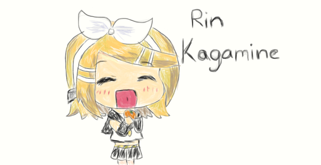 Rin Kagamine Fan art by MonochromeCake on DeviantArt