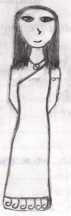 Egyptian Goddess Doodle by MistDancer on DeviantArt