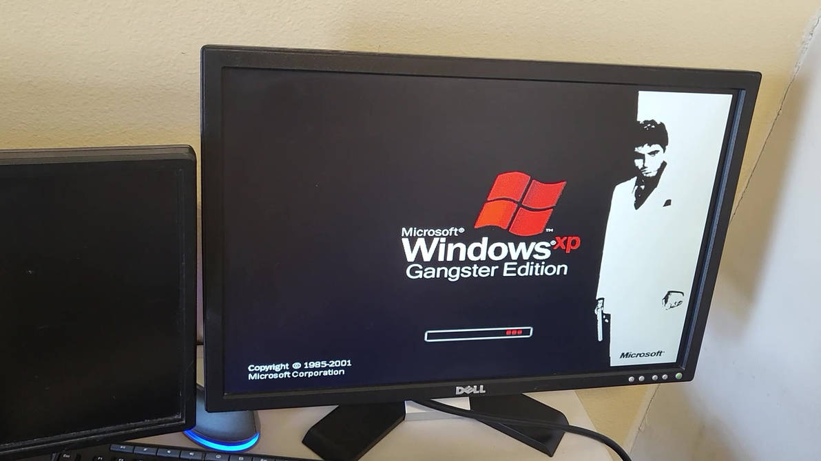 Windows XP Gangster Edition on my dad's old PC by TimzUneeverse on DeviantArt
