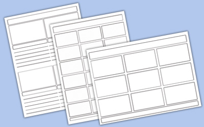 Storyboard and Thumbnail Templates by bupaje on DeviantArt