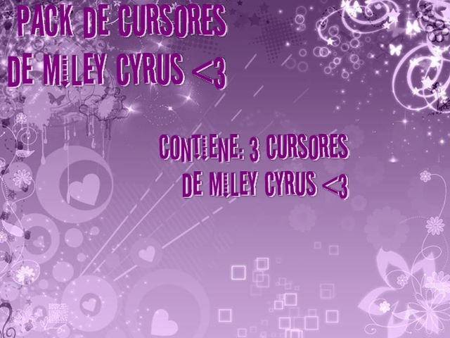 Cursores De Miley Cyrus by DanyGoto on DeviantArt
