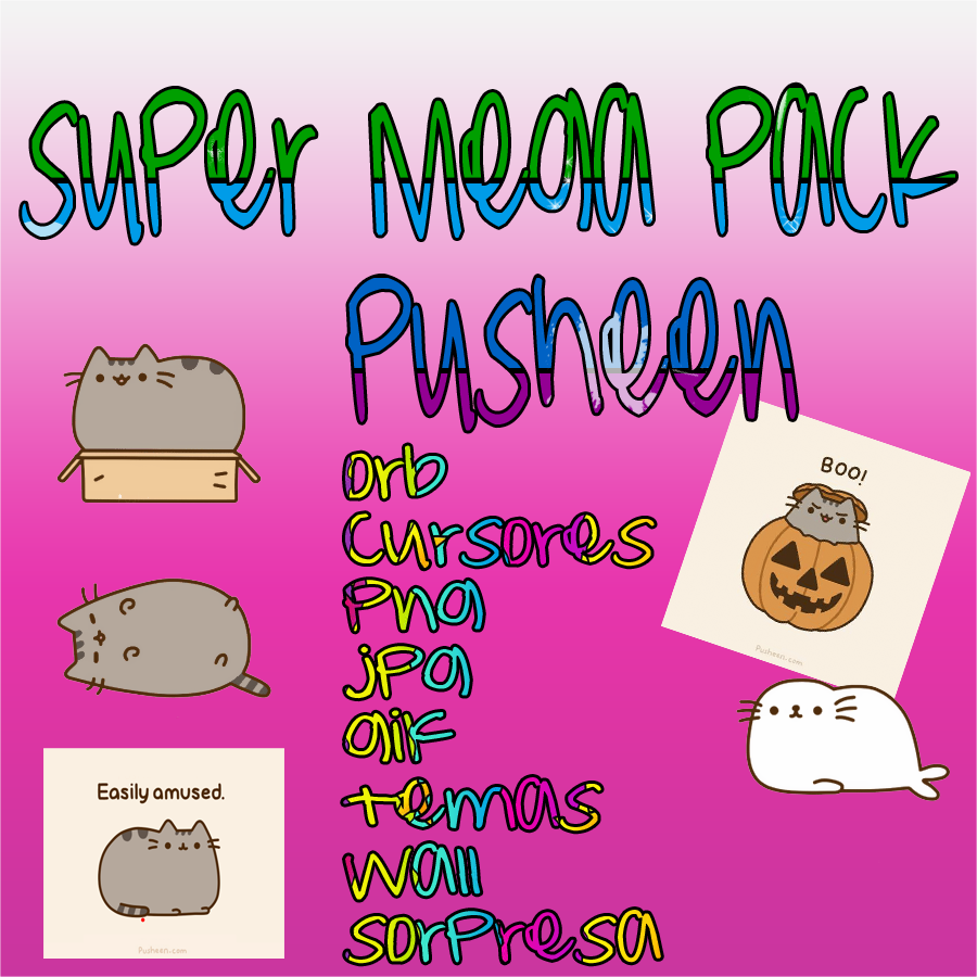 Super Mega pack de Pusheen by Rapzizterk3 on DeviantArt