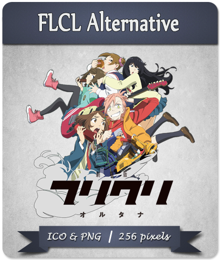 FLCL Alternative - Anime Icon by Aslienly on DeviantArt