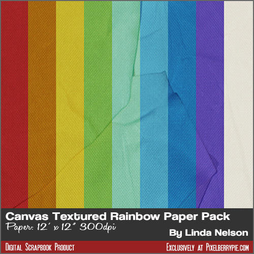 Canvas Textured Rainbow Colored Paper by pixelberrypie on DeviantArt