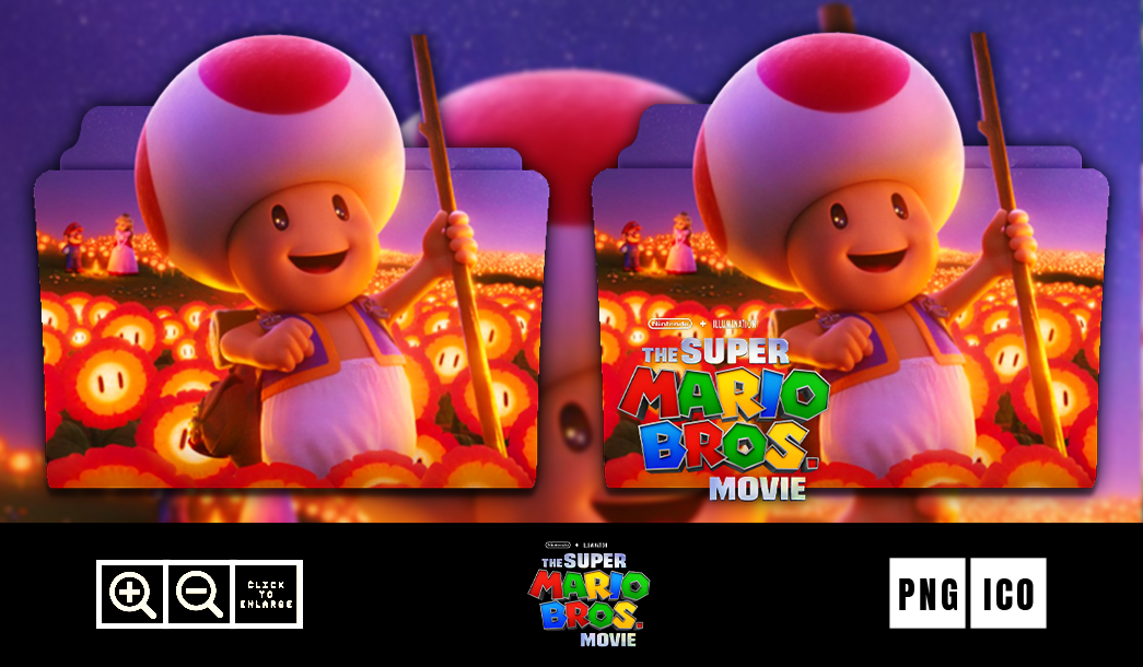 The Super Mario Bros (2023) Folder Icon by Pixellab99 on DeviantArt