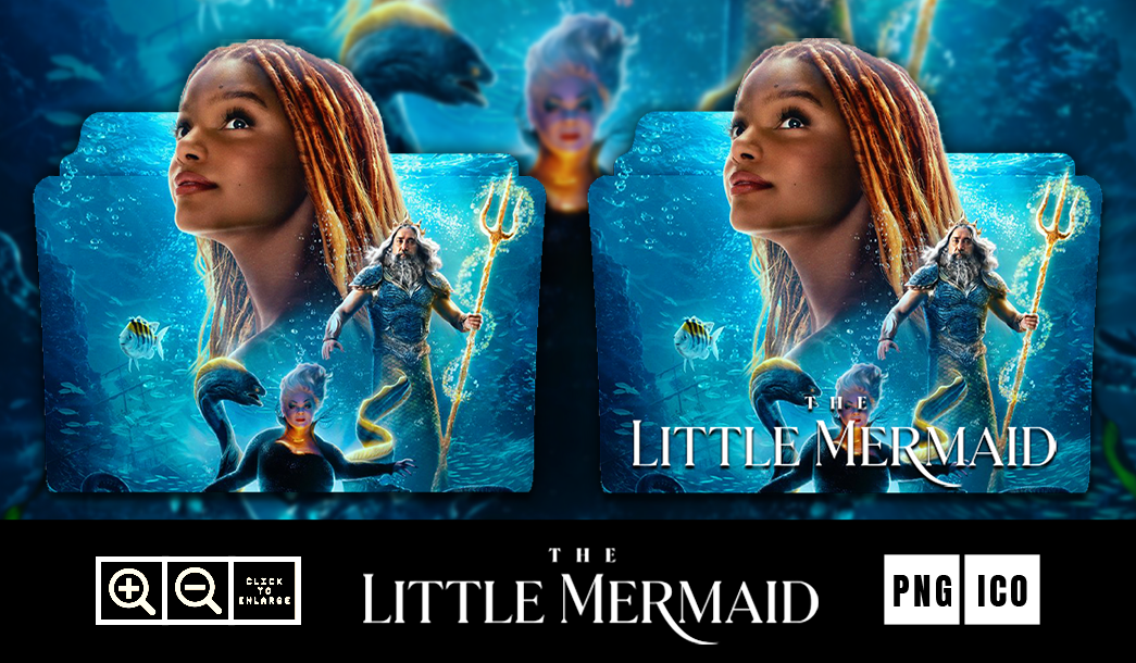 The Little Mermaid (2023) Folder Icon by Pixellab99 on DeviantArt