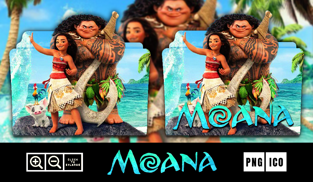 Moana (2016) Folder Icon by Pixellab99 on DeviantArt