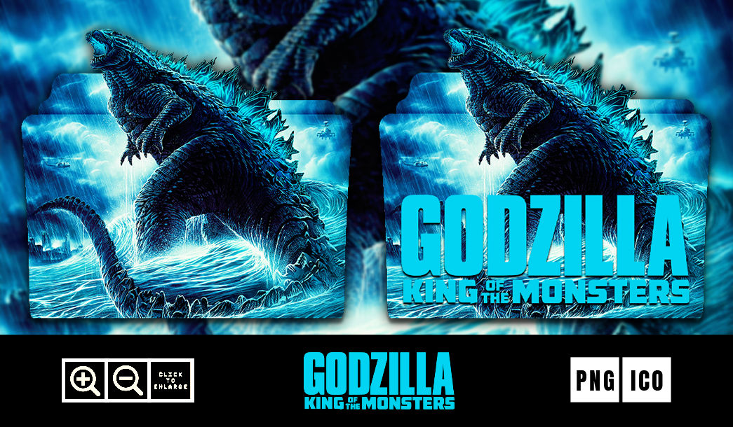 Godzilla King Of The Monsters (2019) Folder Icon by Pixellab99 on ...