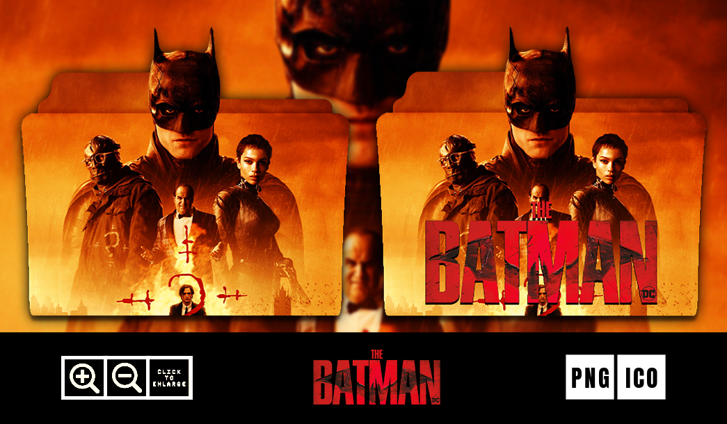 The Batman (2022) Folder Icon by Pixellab99 on DeviantArt