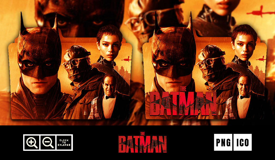 The Batman (2022) Folder Icon by Pixellab99 on DeviantArt