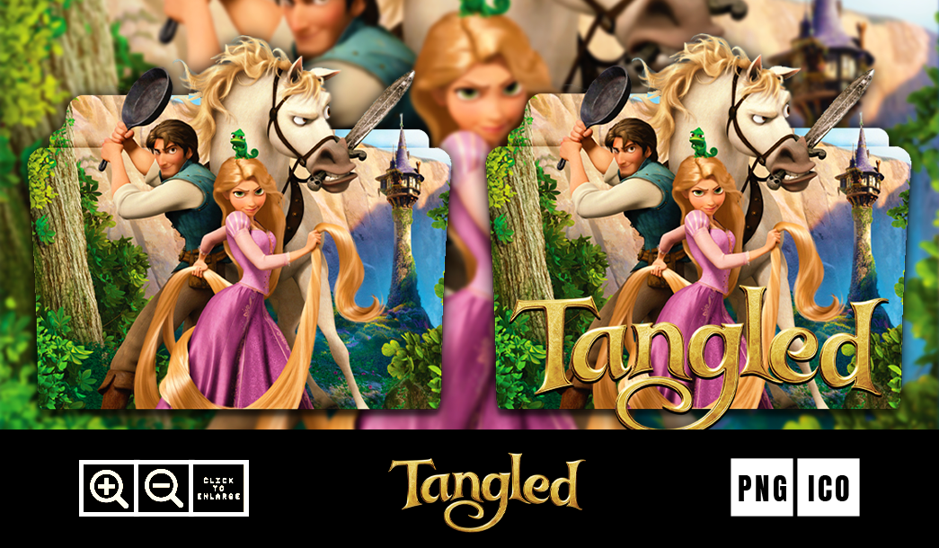 Tangled (2010) Folder Icon by Pixellab99 on DeviantArt