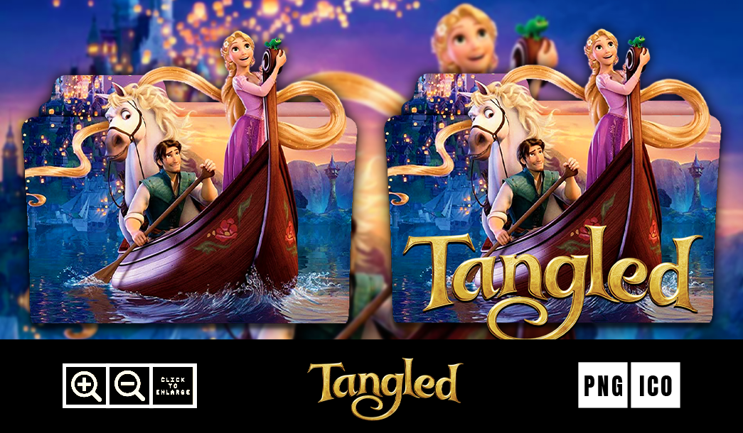 Tangled (2010) Folder Icon by Pixellab99 on DeviantArt