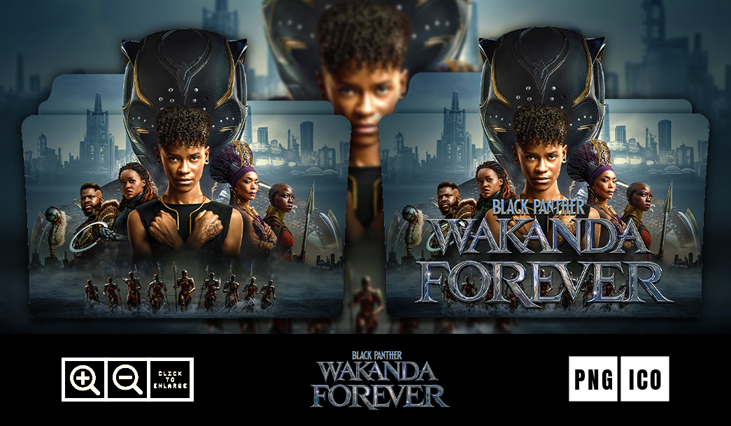 Black Panther Wakanda Forever (2022) Folder Icon by Pixellab99 on DeviantArt