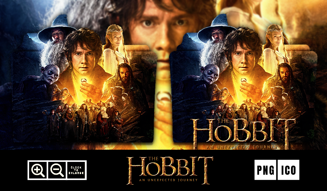 The Hobbit An Unexpected Jour.. (2012) Folder Icon by Pixellab99 on ...