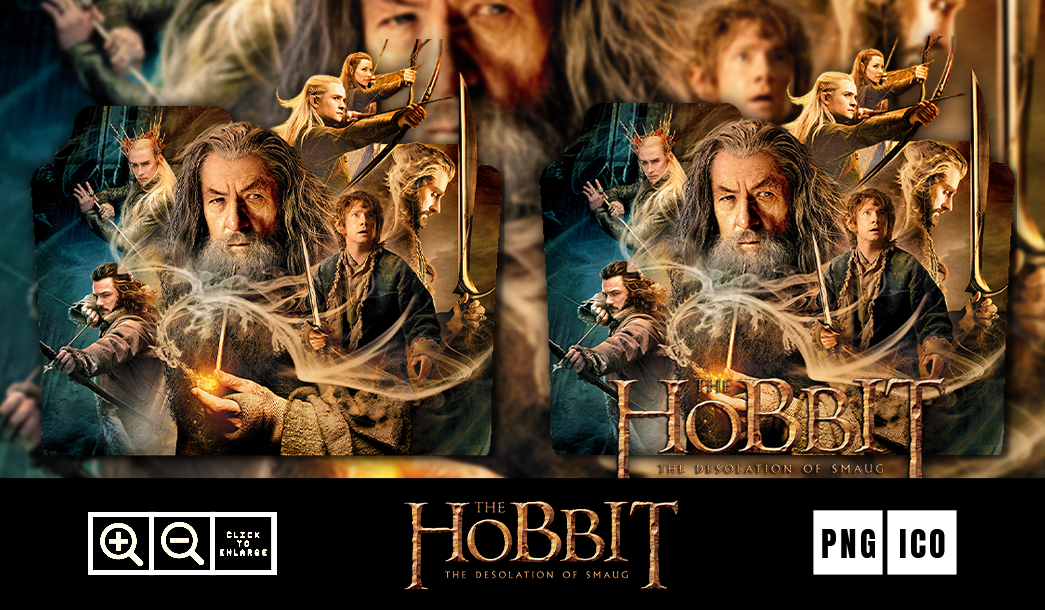 The Hobbit The Desolation Of... (2013) Folder Icon by Pixellab99 on ...