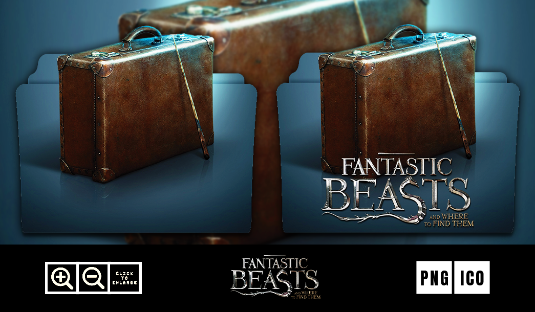 Fantastic Beasts And Where T... (2016) Folder Icon by Pixellab99 on ...