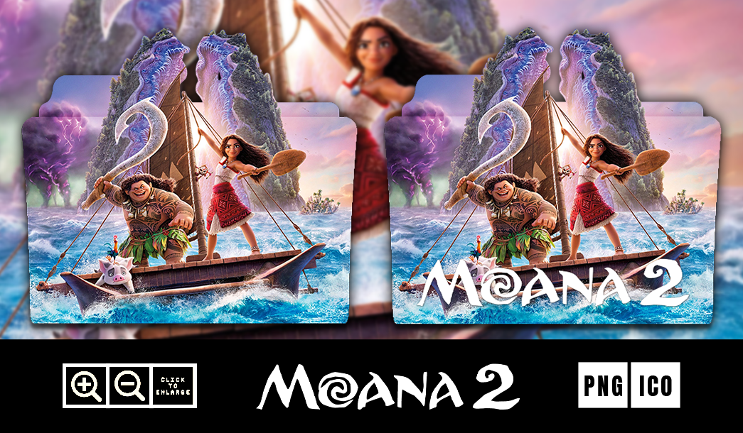 Moana 2 (2024) Folder Icon by Pixellab99 on DeviantArt