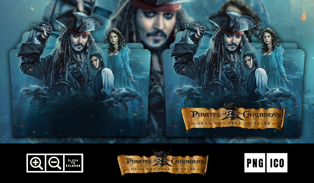 Pirates of the Caribbean 05 (2017) Folder Icon by Pixellab99 on DeviantArt