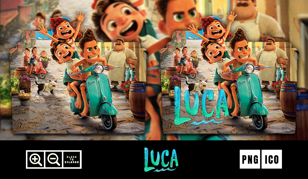 Luca (2021) Folder Icon by Pixellab99 on DeviantArt