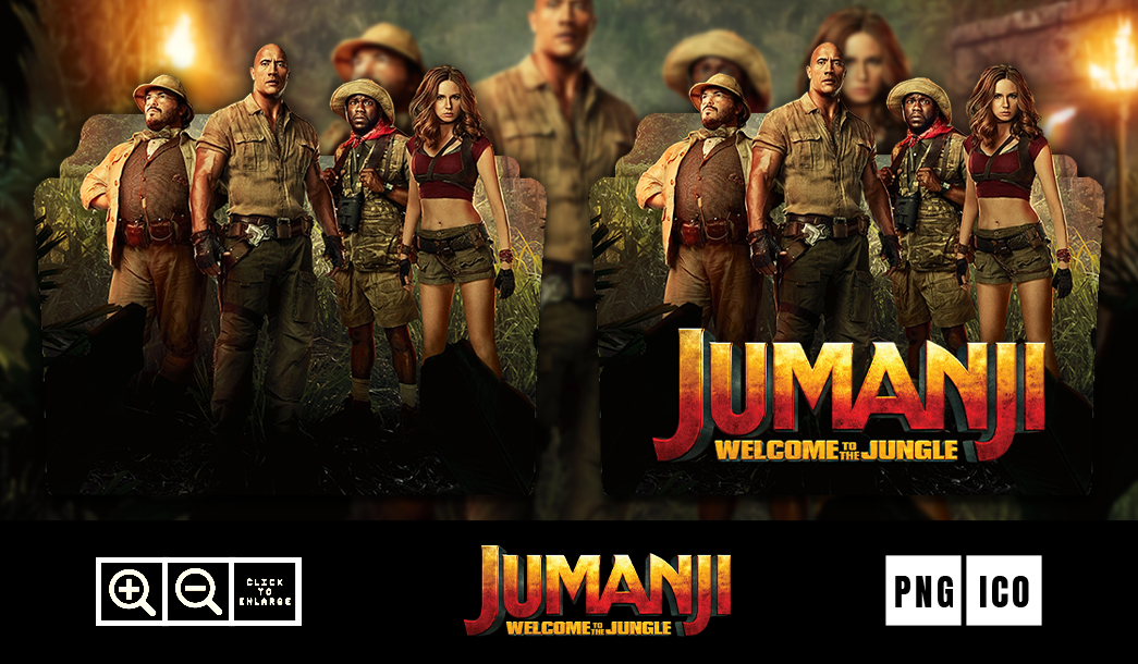 Jumanji Welcome to the Jungle (2017) Folder Icon by Pixellab99 on ...