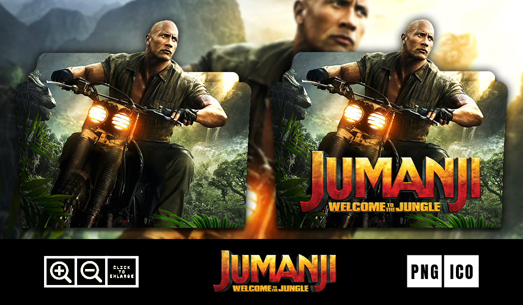 Jumanji Welcome to the Jungle (2017) Folder Icon by Pixellab99 on ...