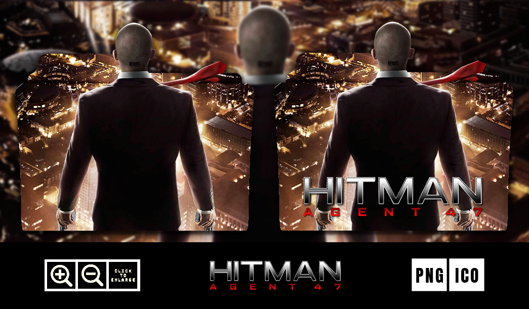 Hitman Agent 47 (2015) Folder Icon by Pixellab99 on DeviantArt