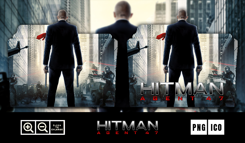 Hitman Agent 47 (2015) Folder Icon by Pixellab99 on DeviantArt