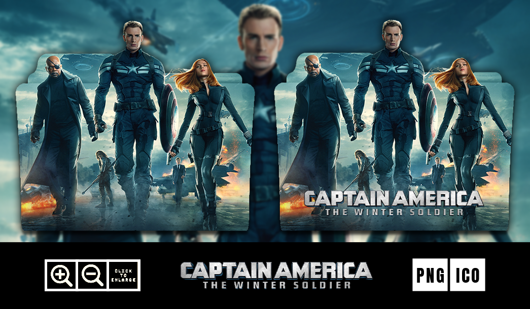 Captain America The Winter Soldier Folder Icon by Pixellab99 on DeviantArt
