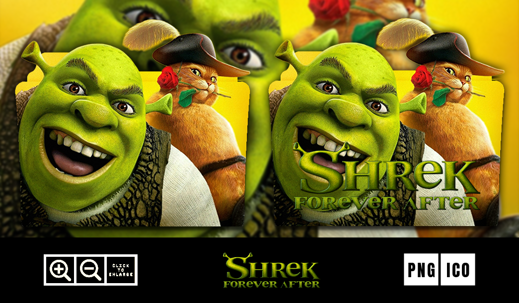 Shrek Forever After (2010) Folder Icon by Pixellab99 on DeviantArt