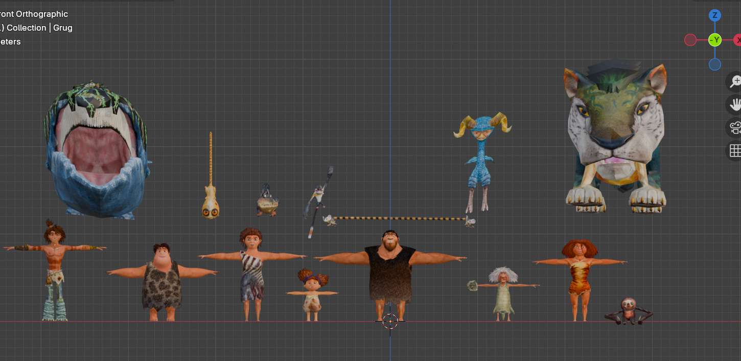 The Croods Wii Model Pack by bfbtml on DeviantArt