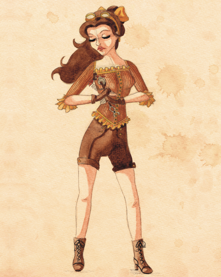 Steampunk Disney Princess Belle