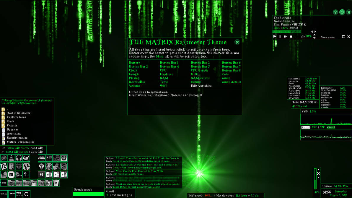 Photos Matrix Theme