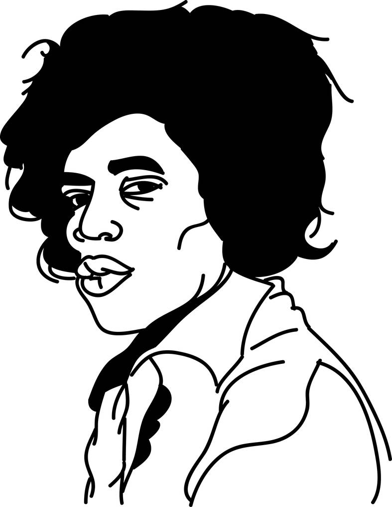 Editorial and Book Illustration I Unit 1 Jimi Face by byrdmanforever30 ...
