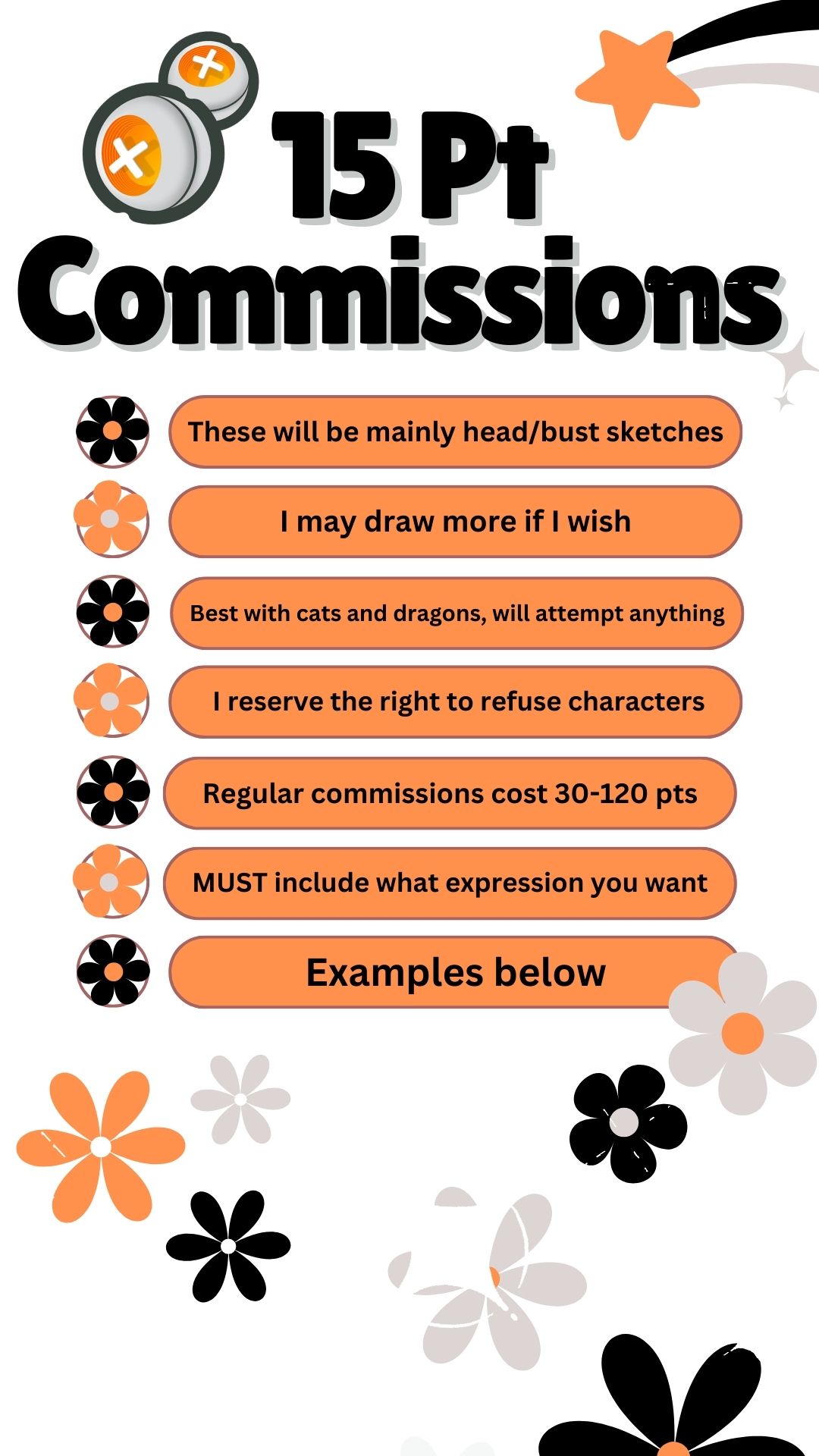 15 Point Commissions (Open) by Bengaltigeress on DeviantArt