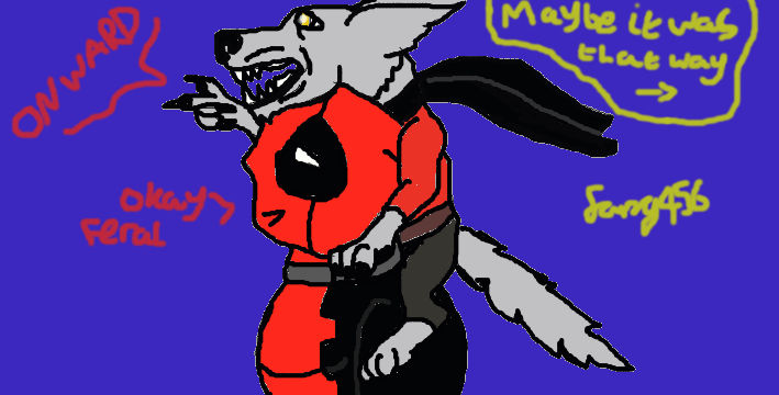 Feral And Deadpool by Fang456 on DeviantArt