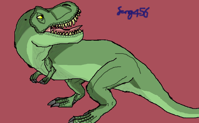 T-Rex by Fang456 on DeviantArt