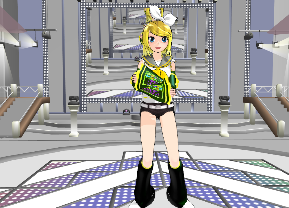 MMD Kagamine Rin [my style] by Siiahh on DeviantArt