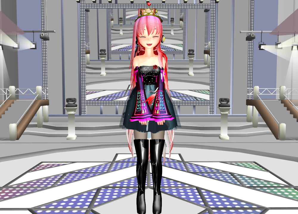 MMD Megurine Luka [my style] by Siiahh on DeviantArt